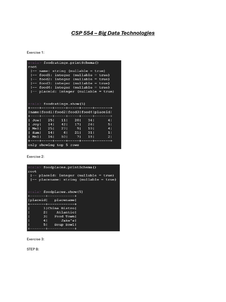 Emile MONDON Assignment7 CSP 554 | PDF | Apache Hadoop | Apache Spark