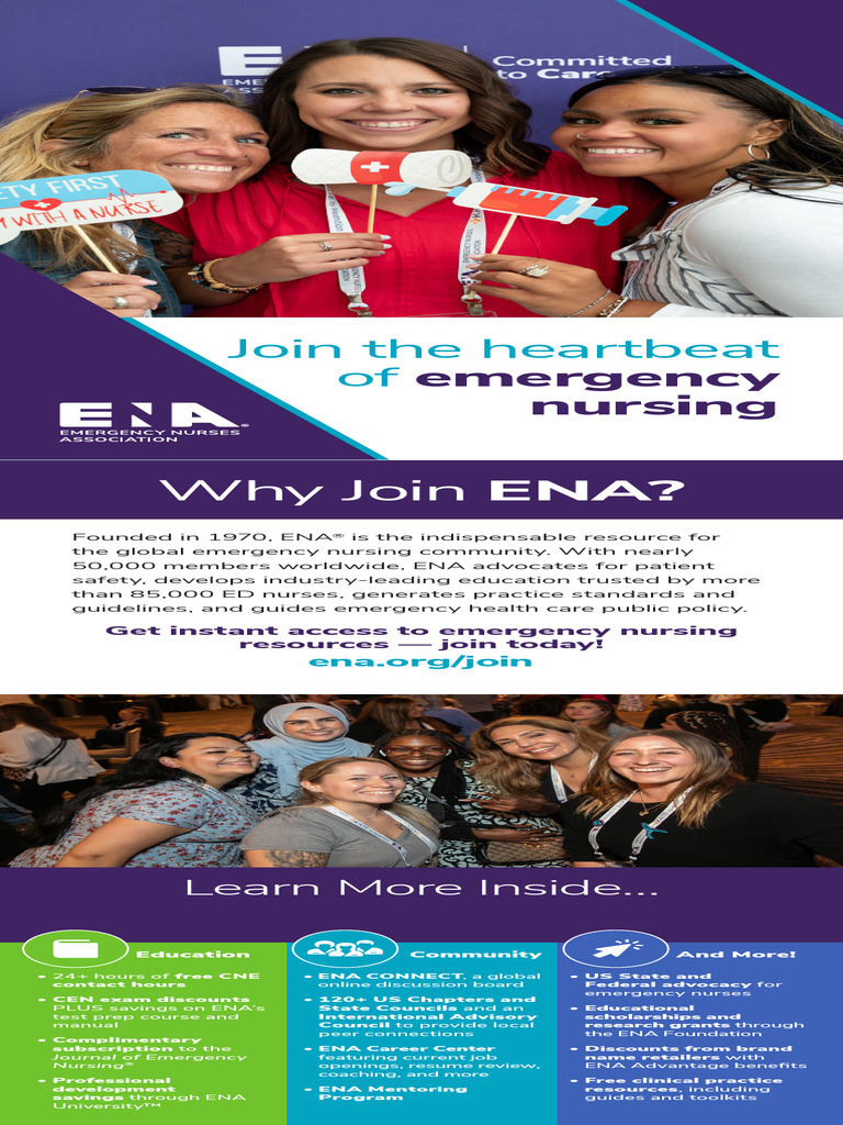 Ena Membership Brochure | PDF | Nursing | Public Services