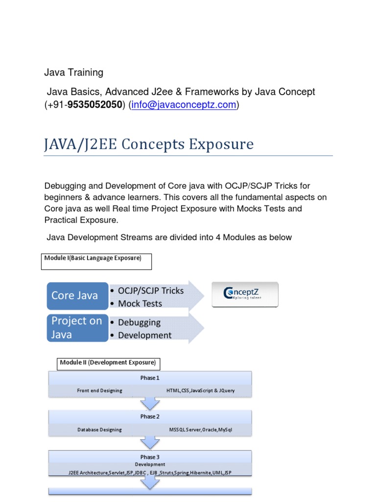 Top 10 Java Training Institutes in Bangalore | PDF | Java Server Pages ...