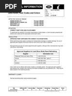 Ducati PAINT CODES | PDF