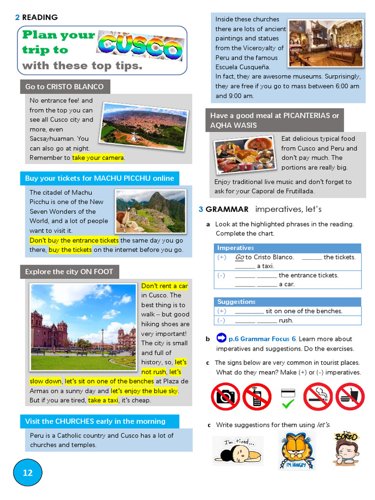 Tips for Visiting Cusco, Peru | PDF