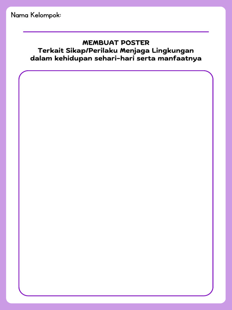 LKPD Membuat Poster (Visual) | PDF