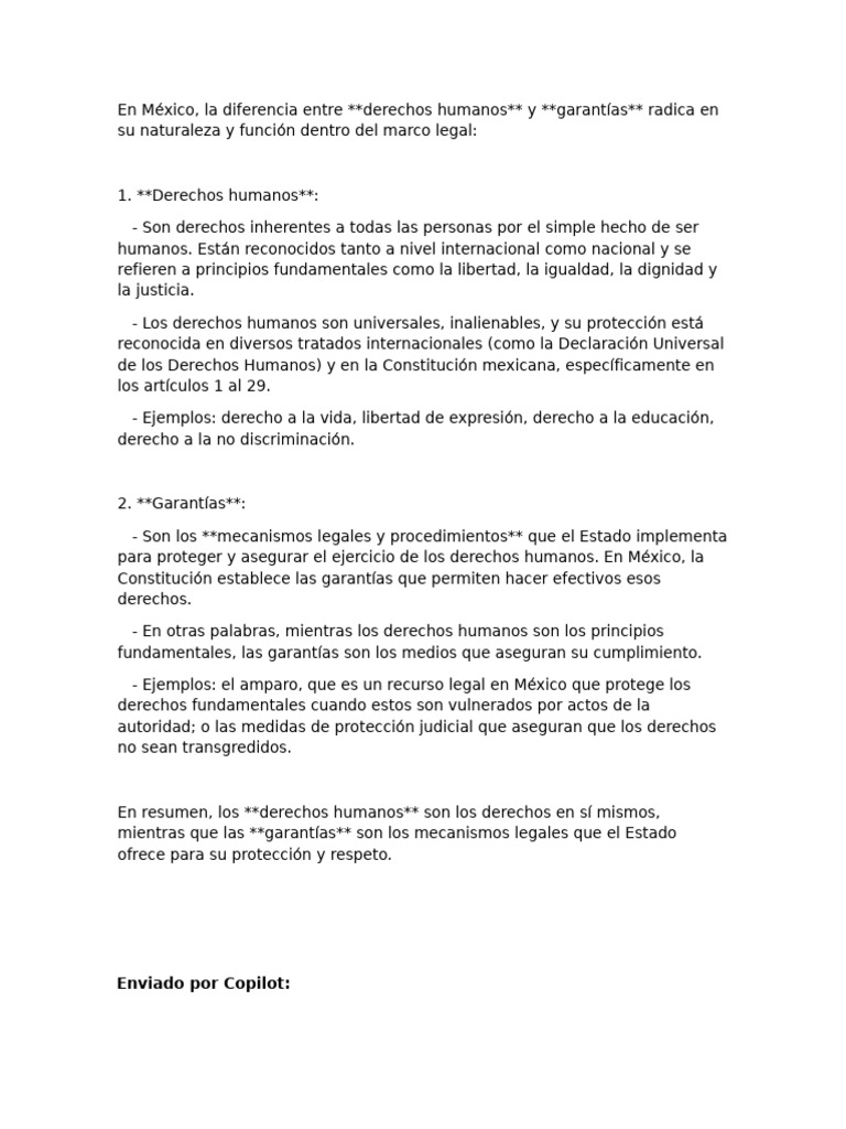 Tarea DH | PDF | Derechos humanos | Derecho Constitucional