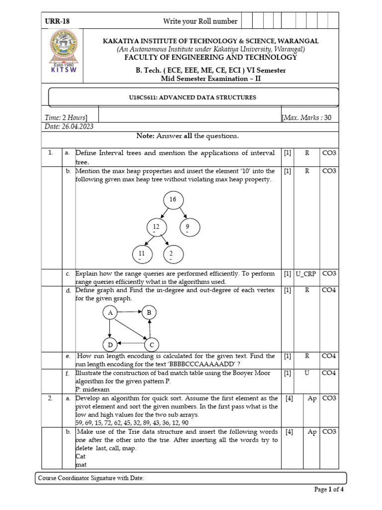 Ads Mse2 | PDF | Algorithms | Theoretical Computer Science