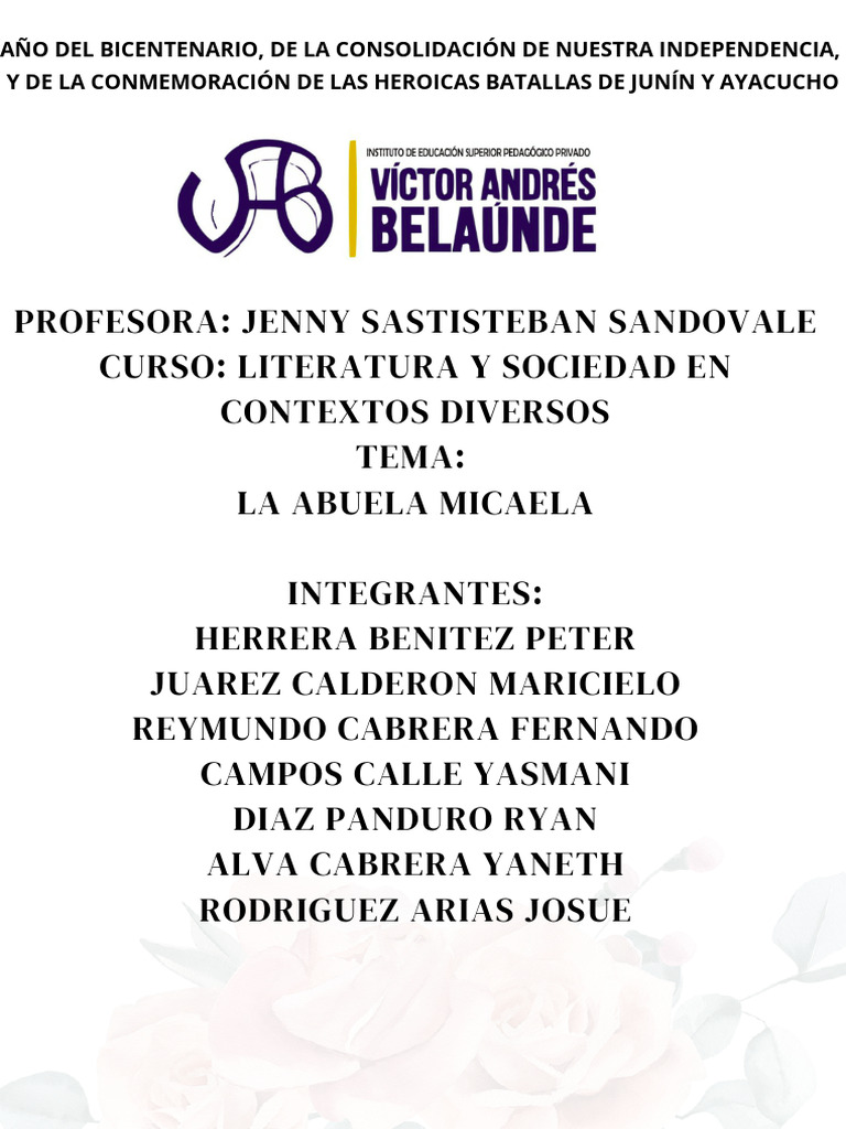 La Abuela Micaela | PDF