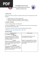 Detailed Lesson Plan Primary Colors Semis | PDF | Color | Red