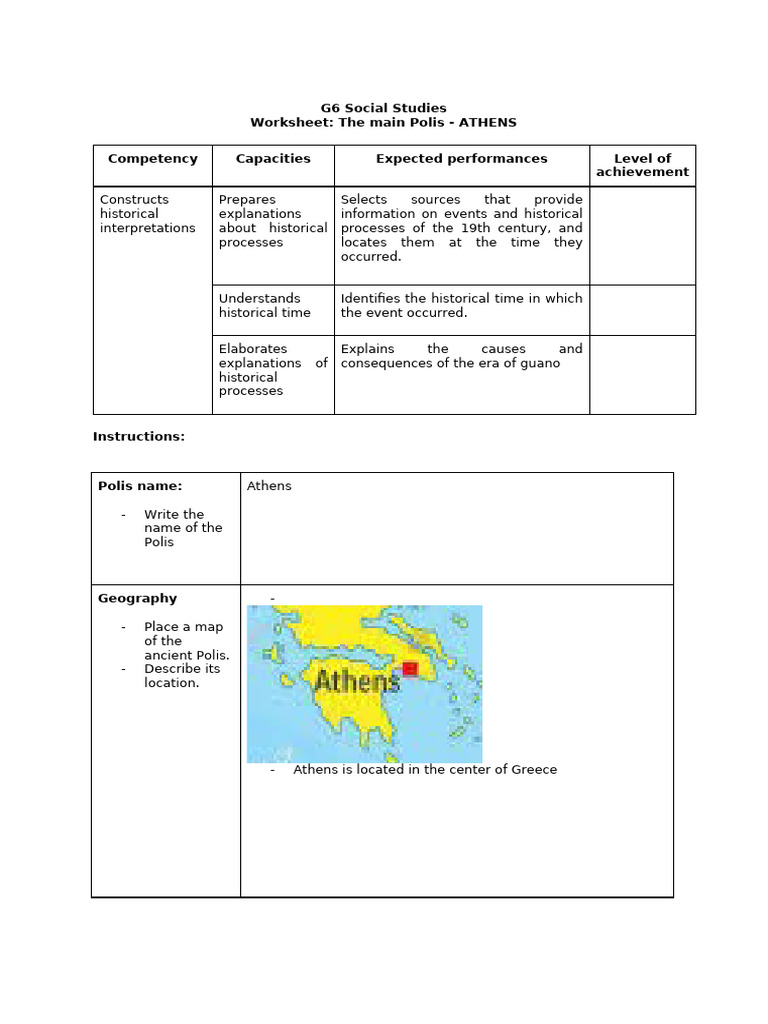 G6 Social Studies | PDF