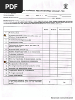 Lista de Síntomas Pediátricos PSC-17 | PDF