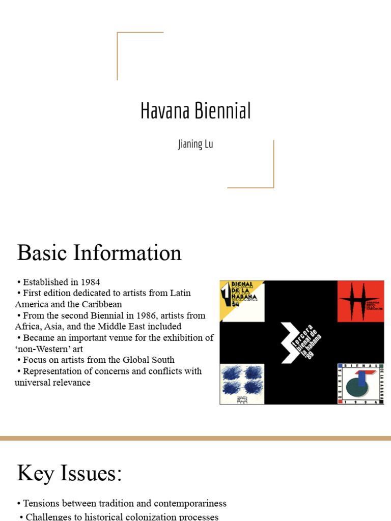 Havana Biennial-Jianing | PDF | Curator | Liberal Arts Education
