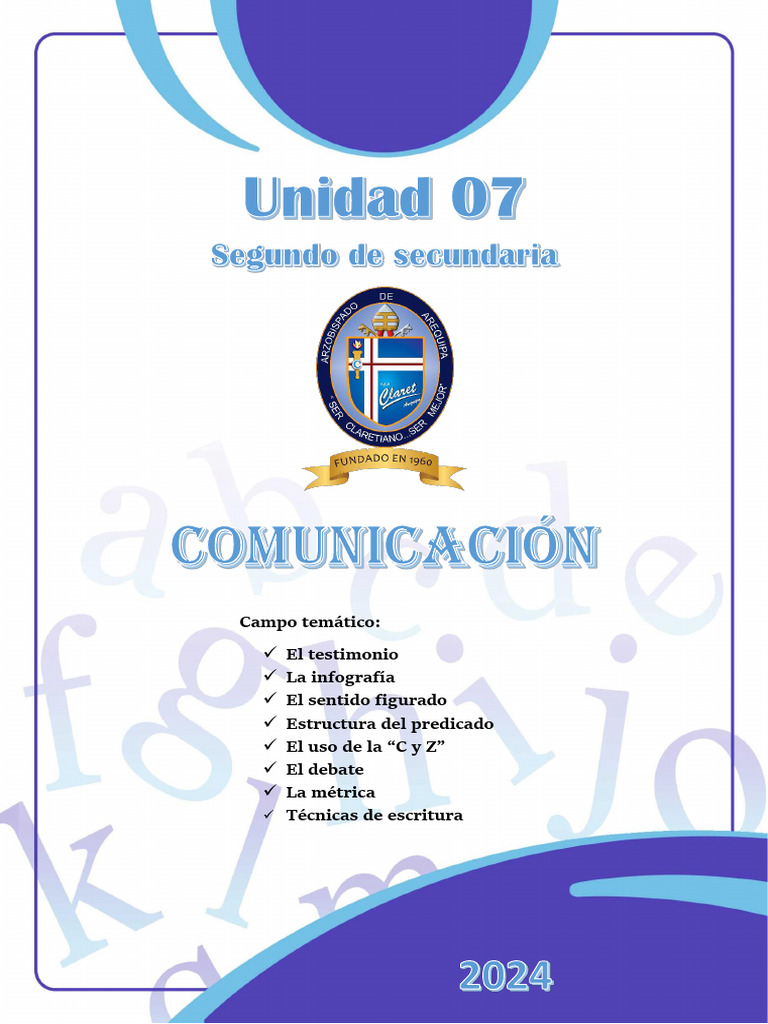 Caratula de Unidad 7 | PDF