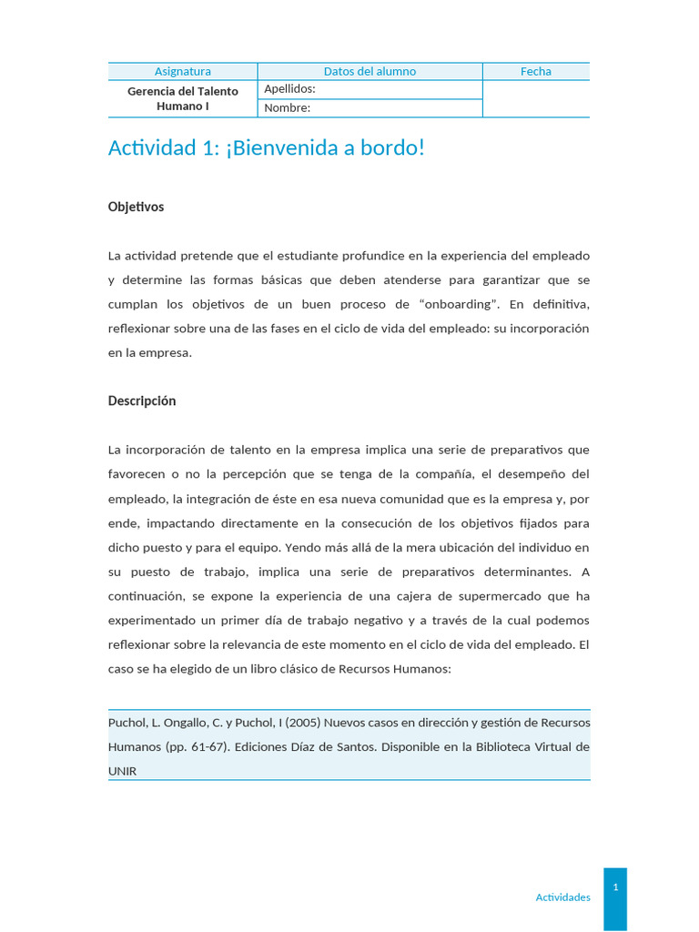 Colade 30 T 3 Act | PDF | Business | Gestión de recursos humanos