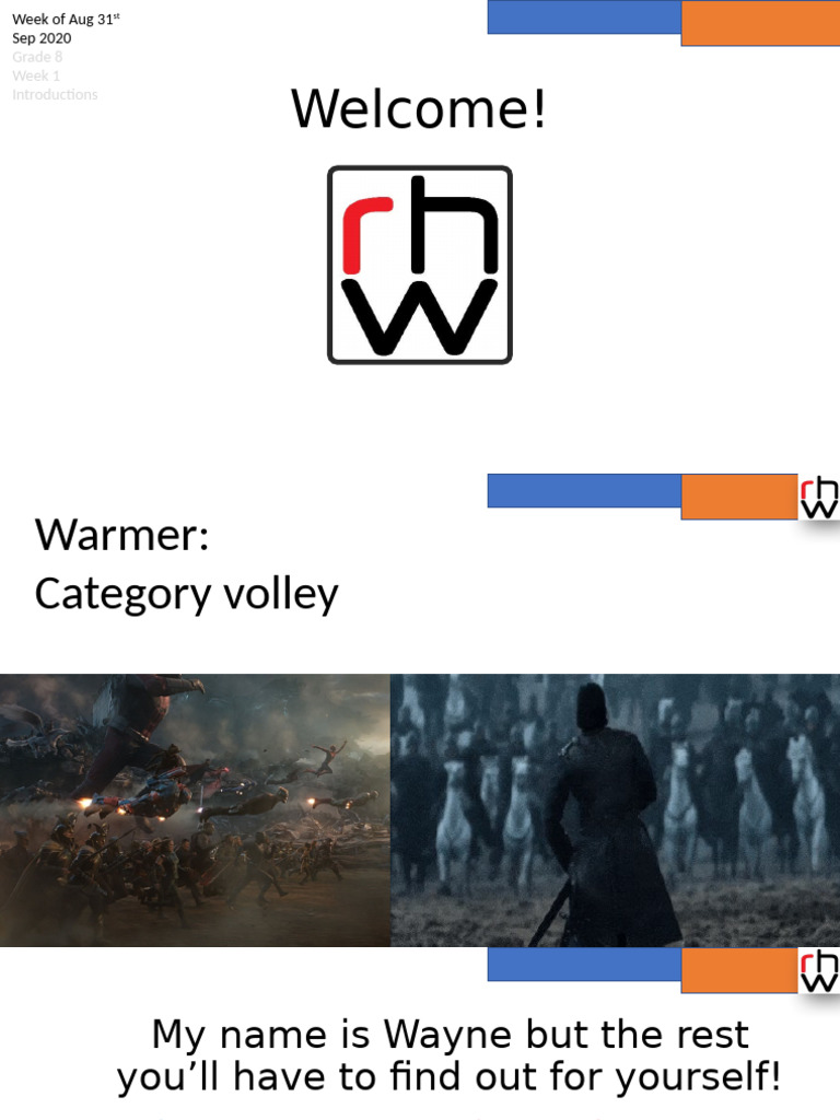 Gr8 Wk01 Welcome | PDF | Linguistics