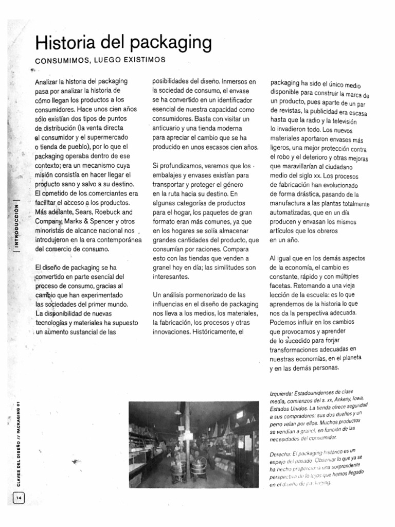 Historia Del Packaging | PDF