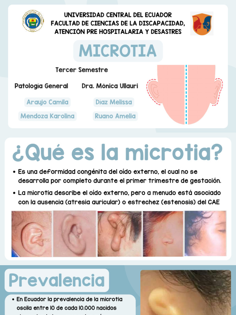 Clasificación y Tratamiento de Microtia | PDF | Ciencias de la Salud ...