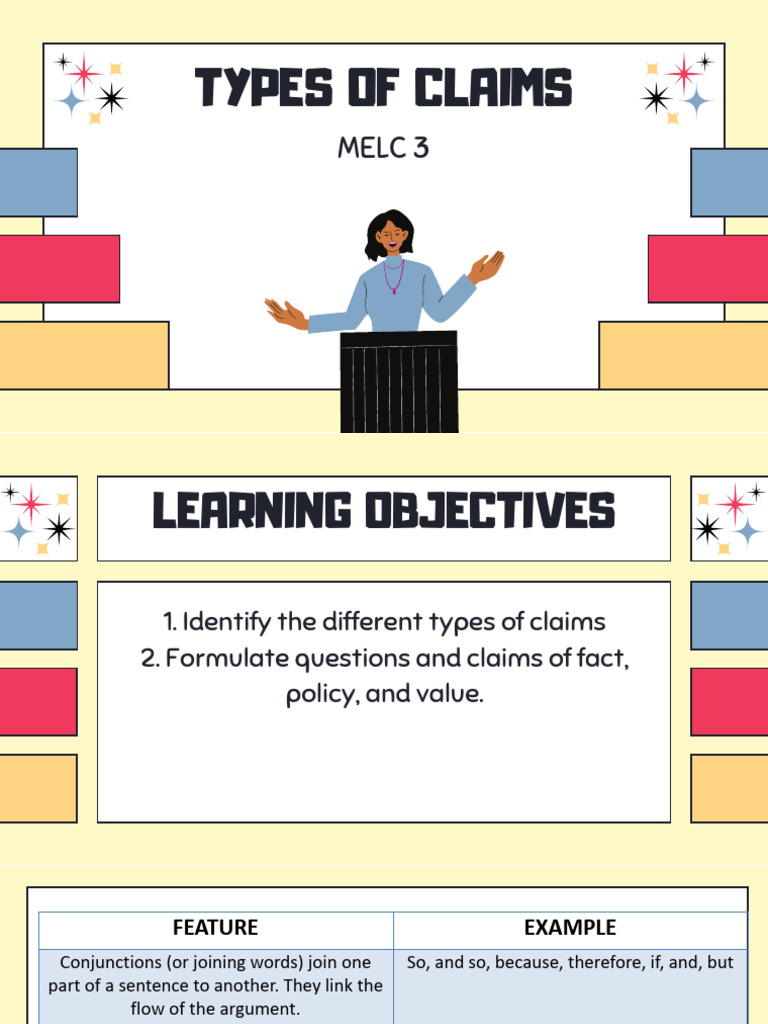 Melc 3 Types of Claims - English 10 | PDF | Traffic Collision | Traffic