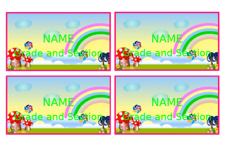 Portfolio Nameplate | PDF