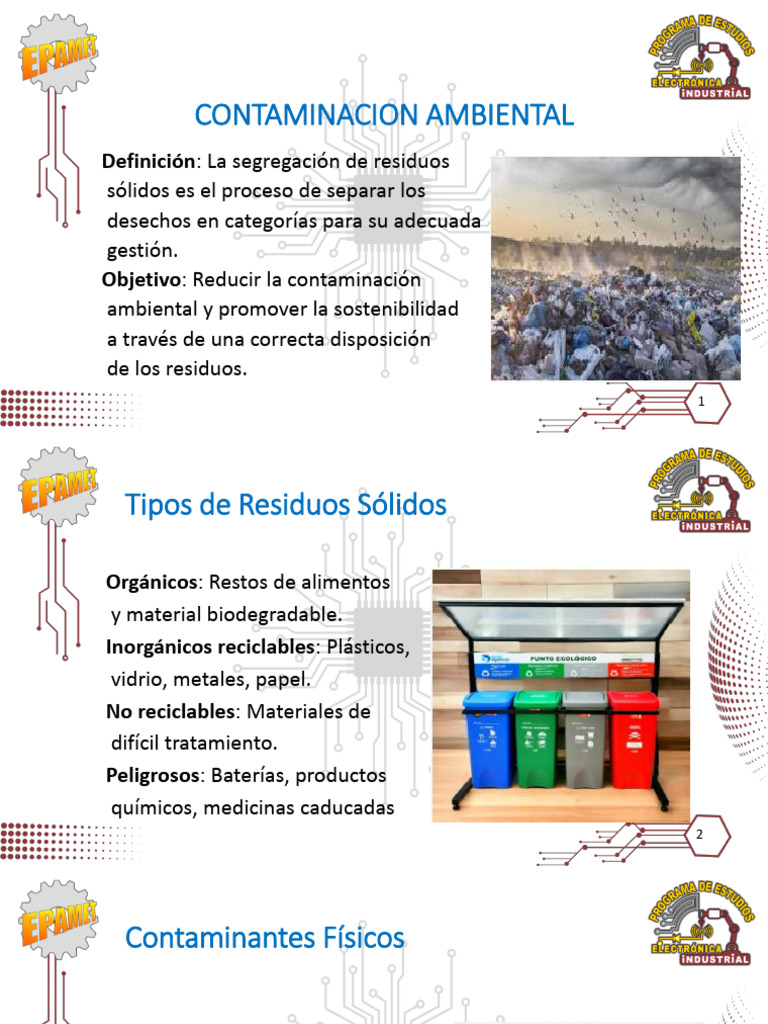 Ppt10-Ma Ei | PDF | Reciclaje | Contaminación