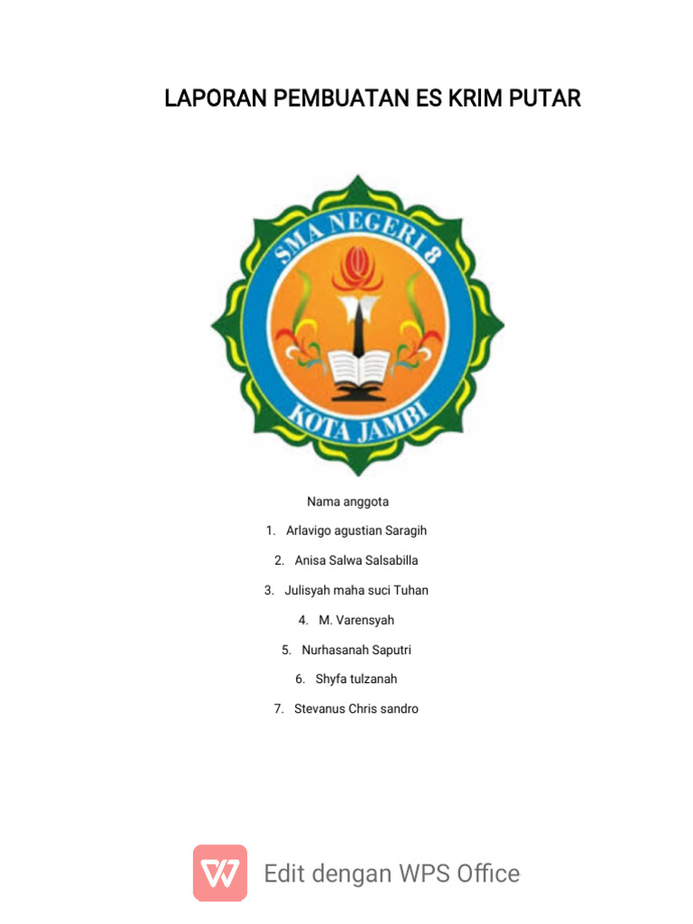 Cara Membuat Es Krim Putar Sederhana | PDF | Memasak, Makanan, & Anggur