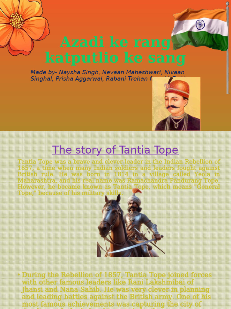 Azadi Ke Rang Katputlio Ke Sang | PDF