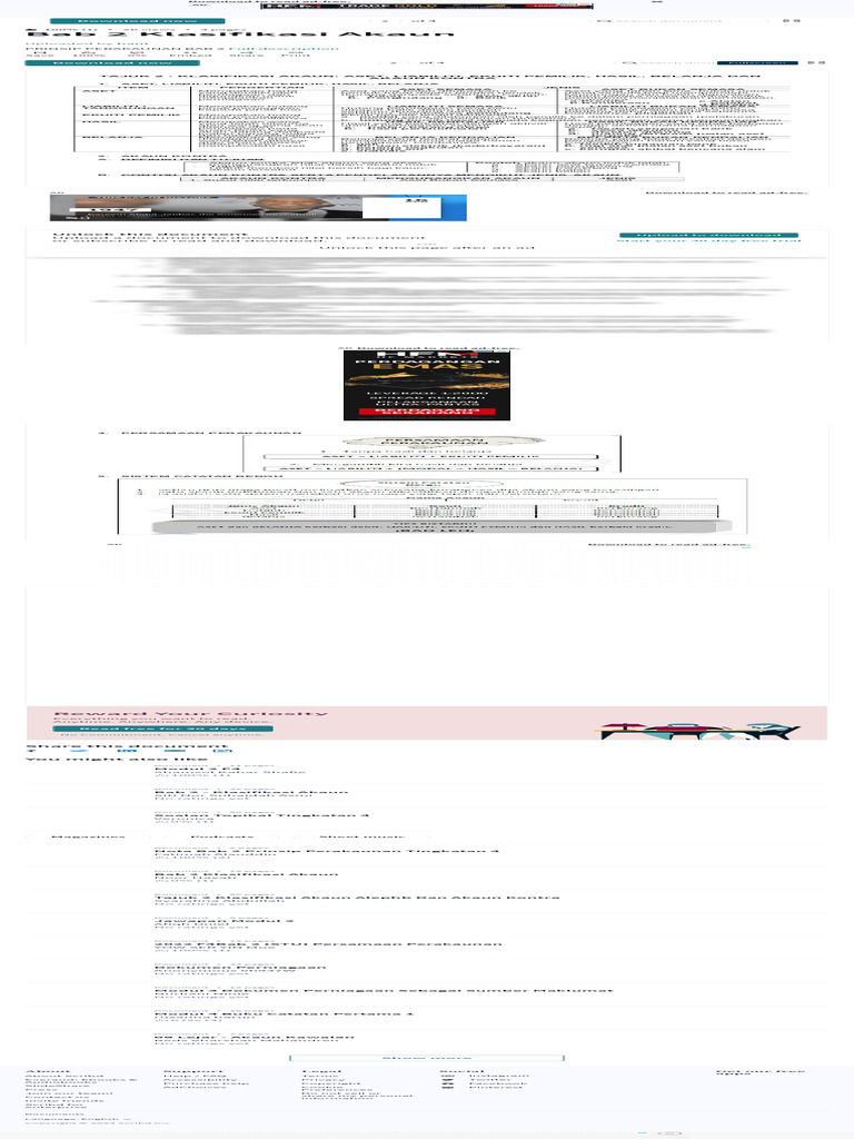 Bab 2 Klasifikasi Akaun PDF | PDF
