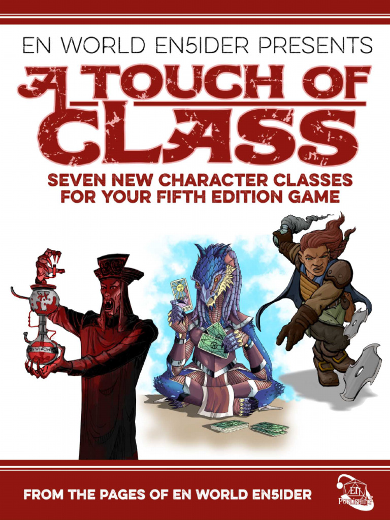 (5E) A Touch of Class (Revised) 7 New Classes For 5th Edition | PDF ...