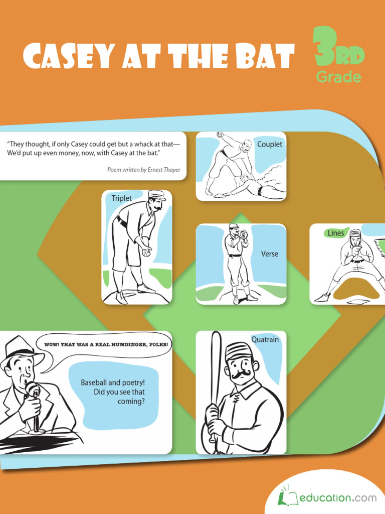 Casey at The Bat | PDF | Baseball Field | Batting (Baseball)