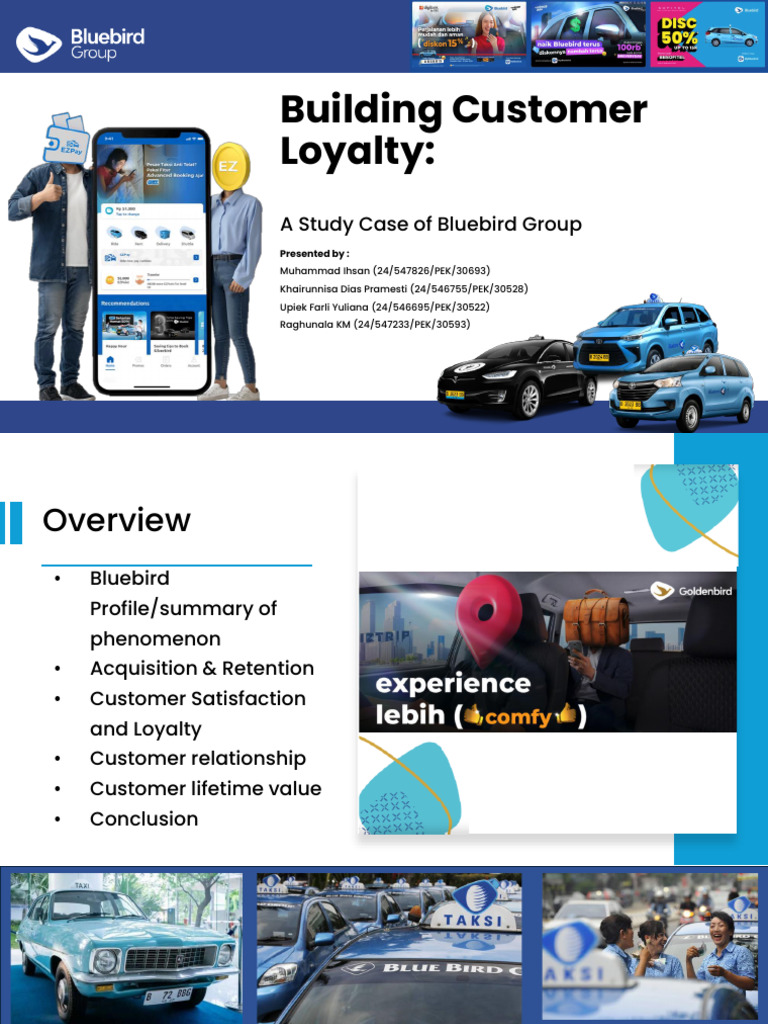 Group 6 - Building Customer Loyalty - A Study Case of Bluebird Group | PDF | Karier ...