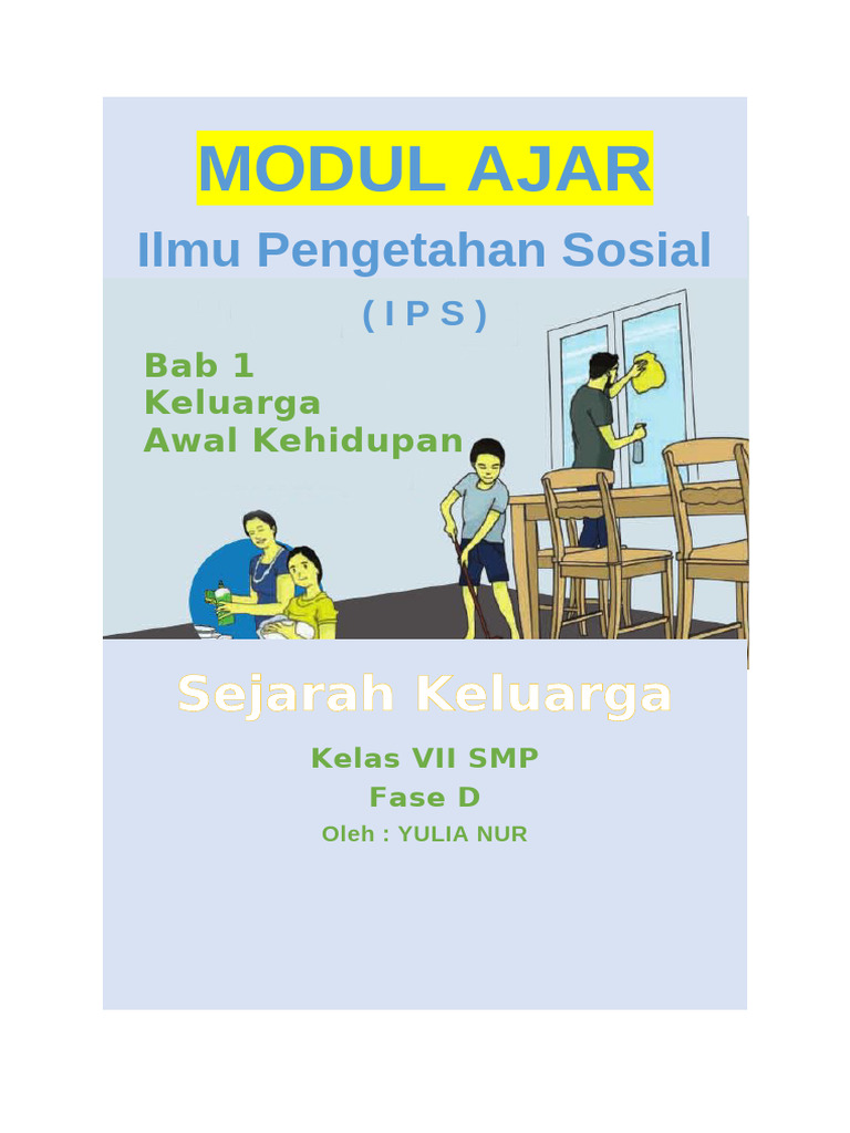 Modul IPS Keluarga Kelas VII | PDF