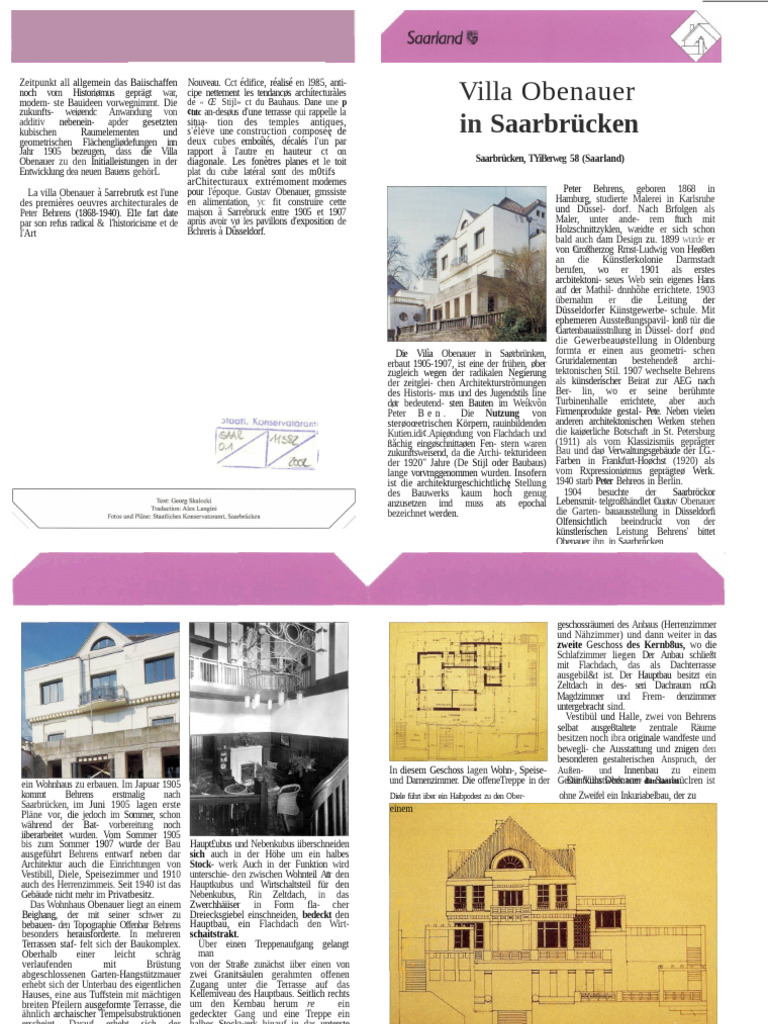 1999-Villa Obenauer in Saarbucken | PDF