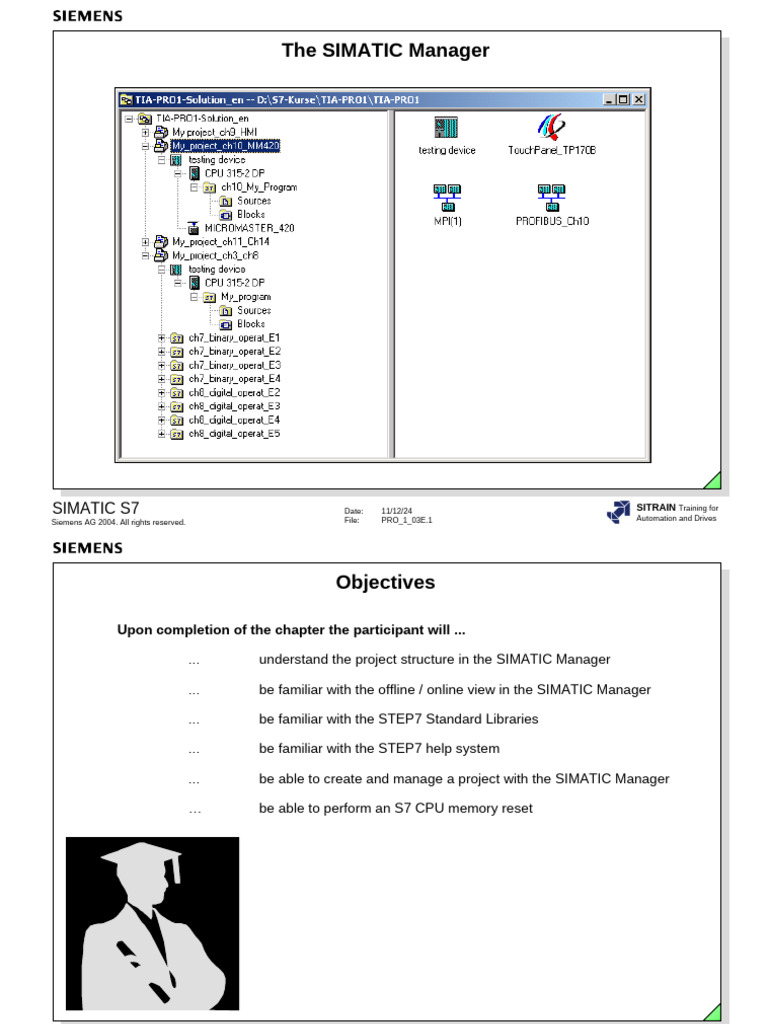 PRO1 03E Simatic Manager | PDF | Classes Of Computers | Software