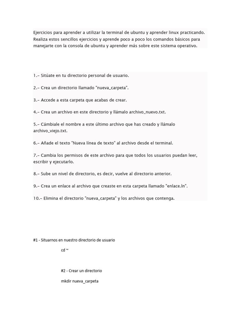 Practica UBUNTU | PDF | Tecnología