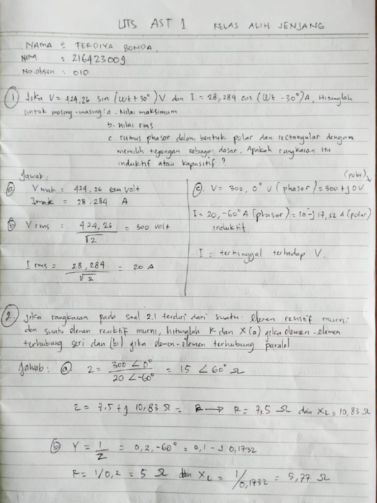 Ferdiya Bonda, 216423009, UTS AST 1 | PDF