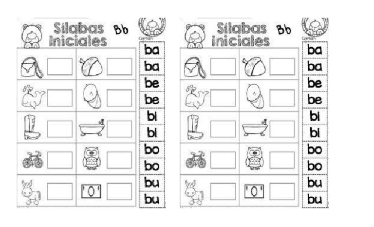 Actividad Letra B | PDF