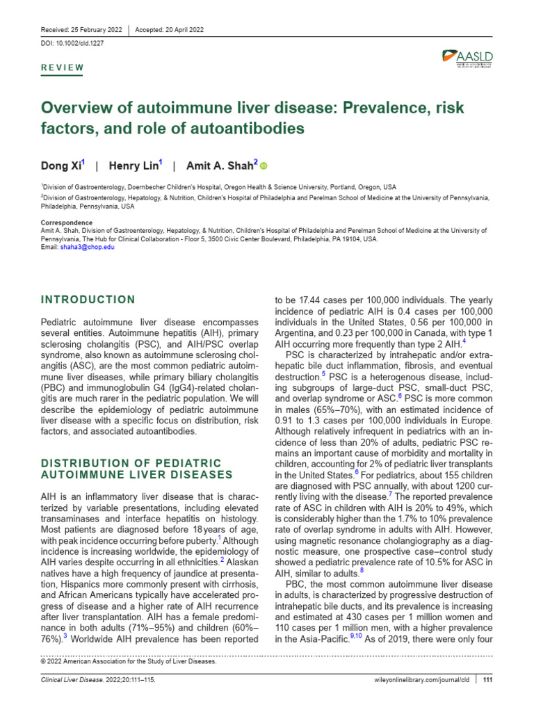 Aih Aasld | PDF | Human Leukocyte Antigen | Medicine