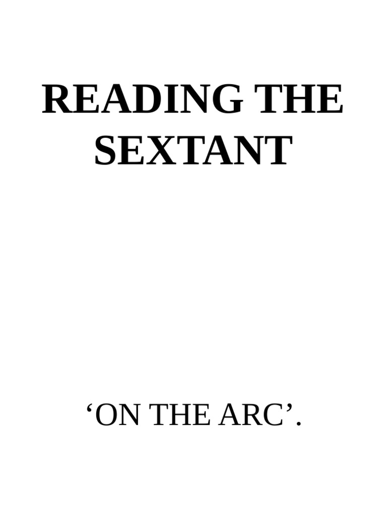 Sextant Readings | PDF