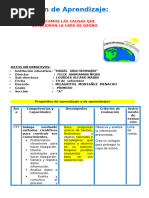Sesion Capa de Ozono | PDF | Aprendizaje | Evaluación