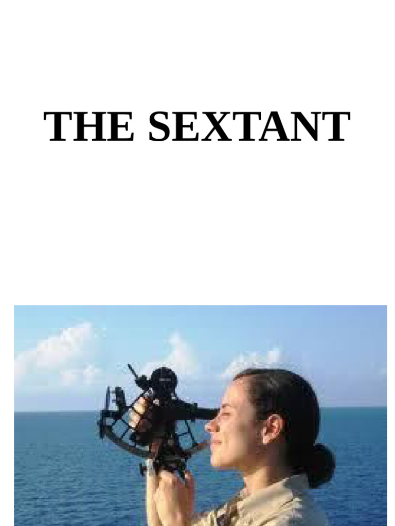 Understanding Sextant Readings and Errors | PDF | Optics | Scientific ...