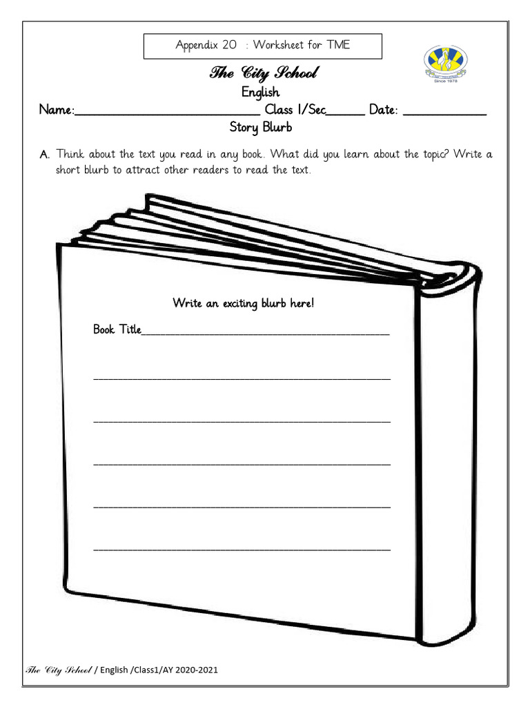 Appendix 20 Story Blurb - PDF | PDF | Career & Growth | Foreign ...