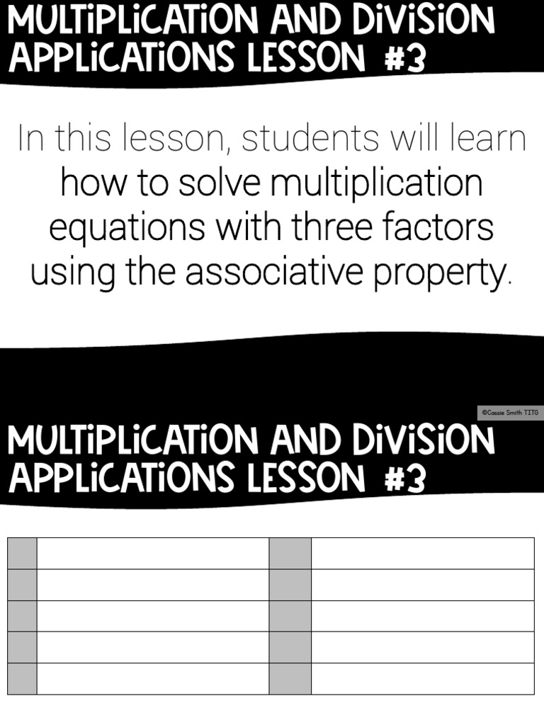 Lesson 3 Associative Property | PDF | Mathematics