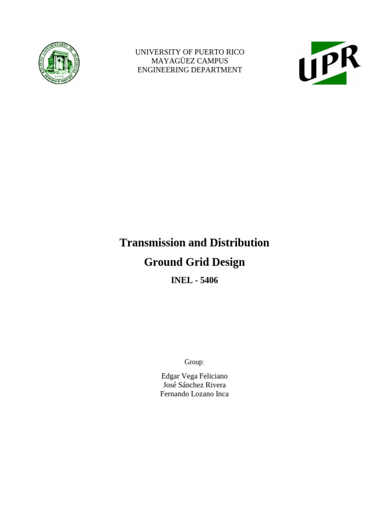 Ground Grid Design REVISADO | PDF | Electrical Grid | Electrical Engineering