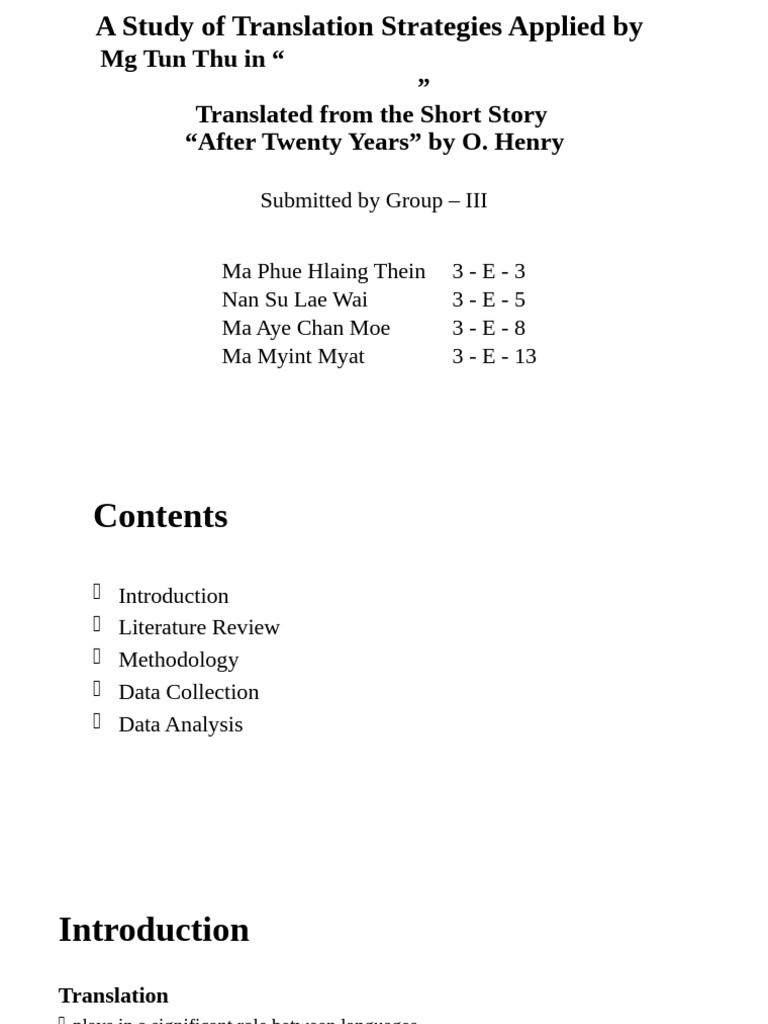 Presentation Sample | PDF