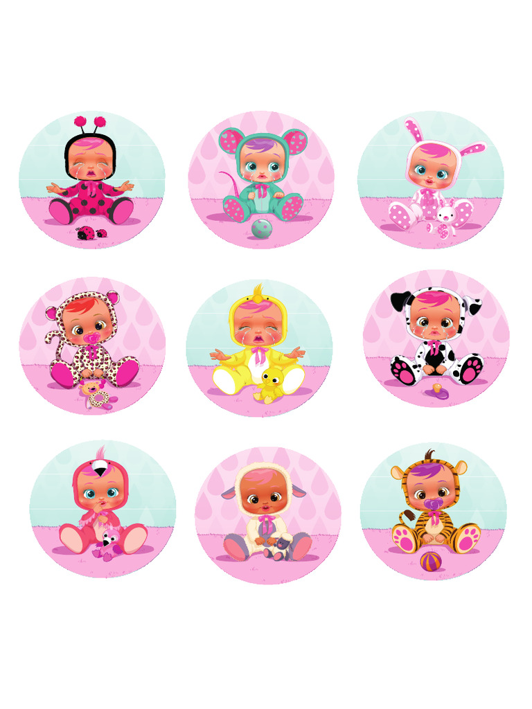 Topper Cake CRY-BABIES | PDF
