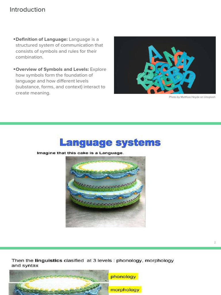 Language As A System Pdf Word Morphology Linguistics