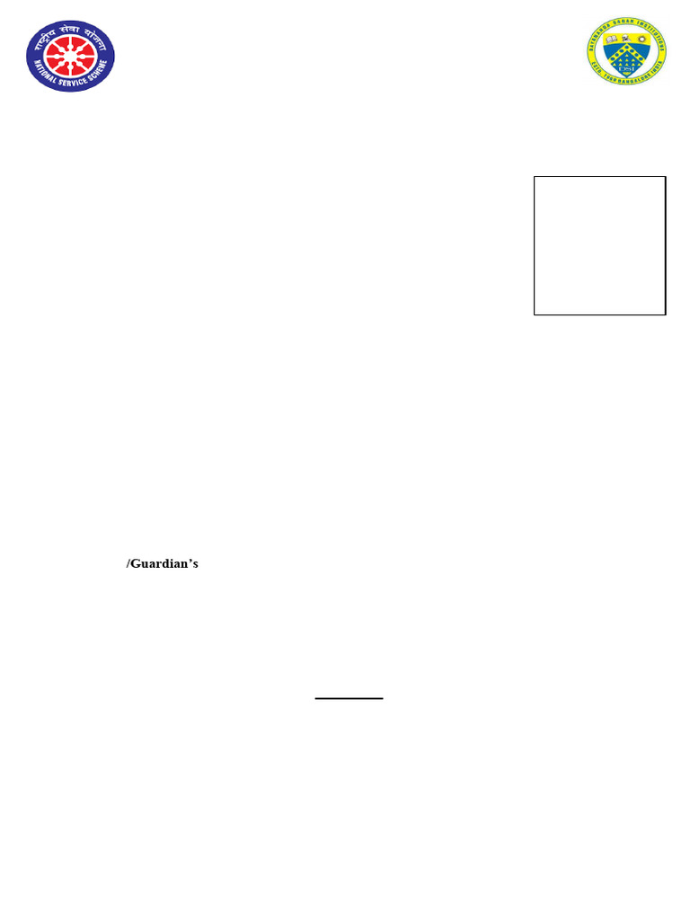 NSS Registration Form - 2024-25 | PDF | Government And Personhood ...