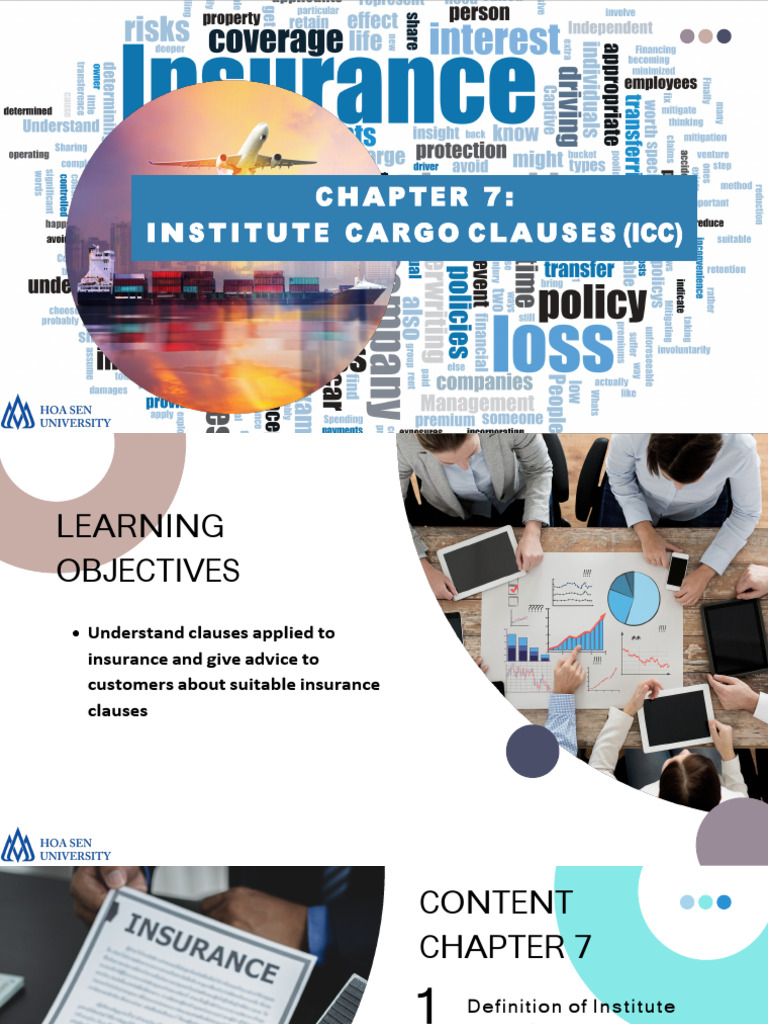 Chap 7 - Institute Cargo Clauses - Final To SV | PDF | Insurance
