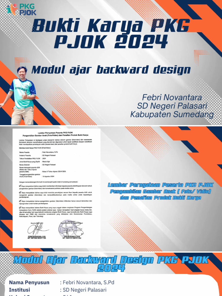 Bukti Karya PKG PJOK 2024 Febri Novantara - 11zon | PDF