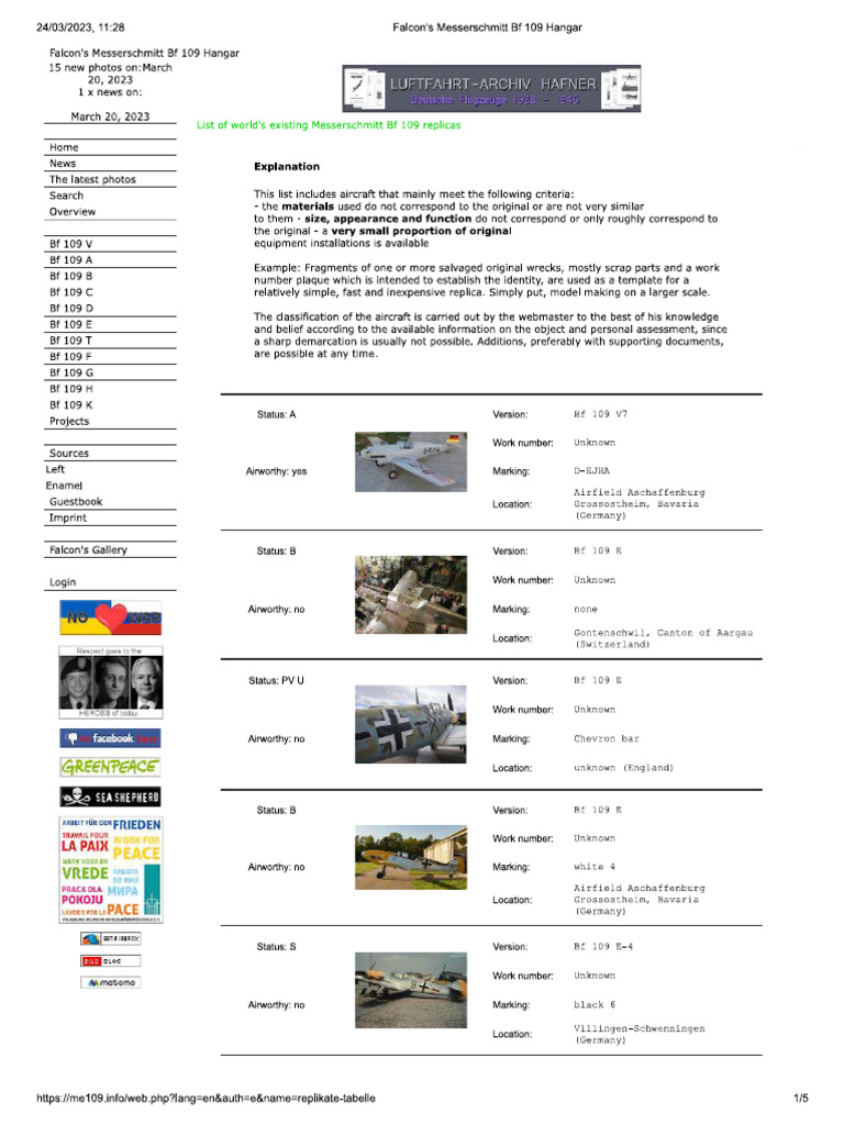 1 BF 109 Replicas | PDF
