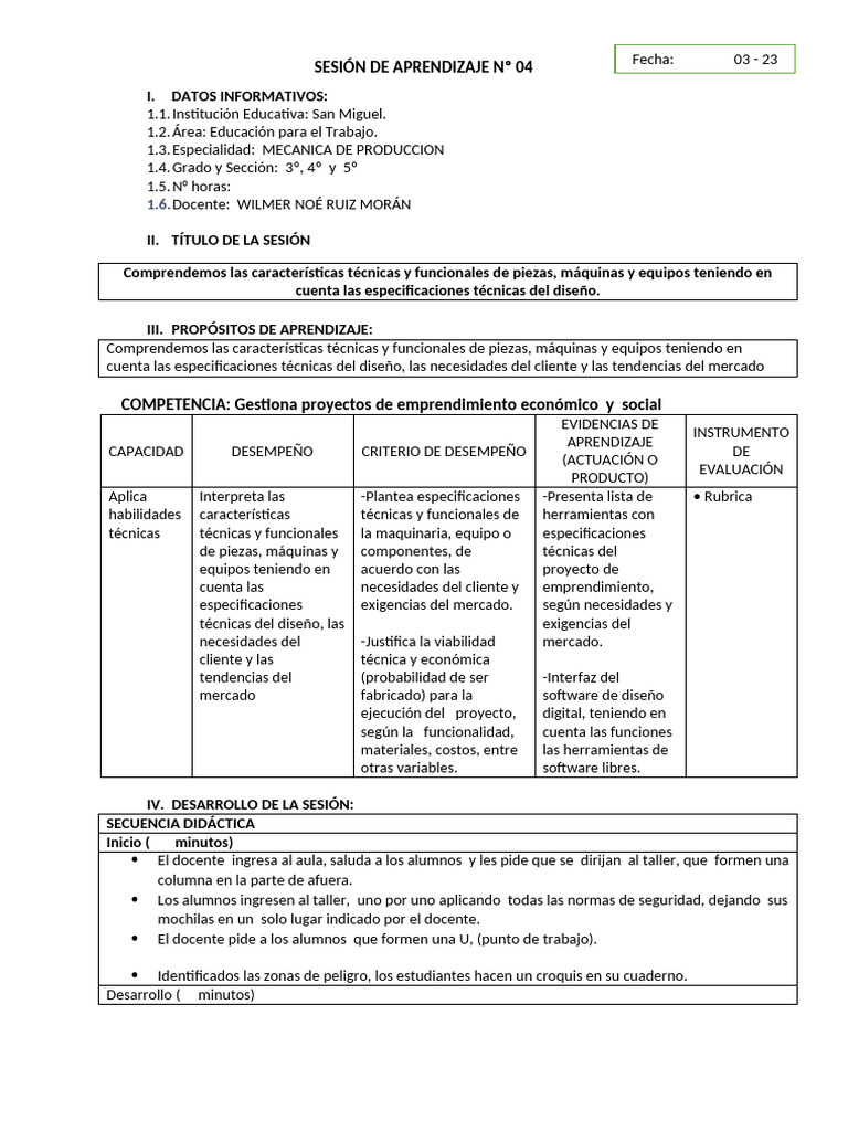 Sesión #03 - Modificada. Ept | PDF | Software | Aprendizaje