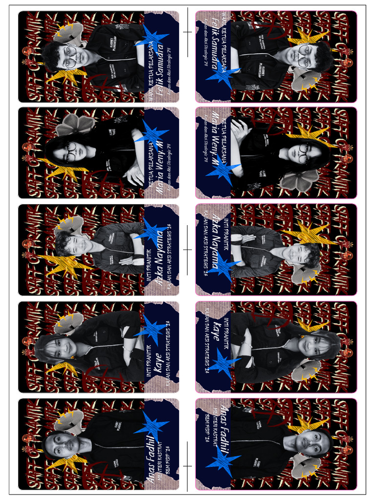 Layout Id Card JGN Lupa Di Copy Kalo Mau Pake (Kurang 4 Nabel) | PDF