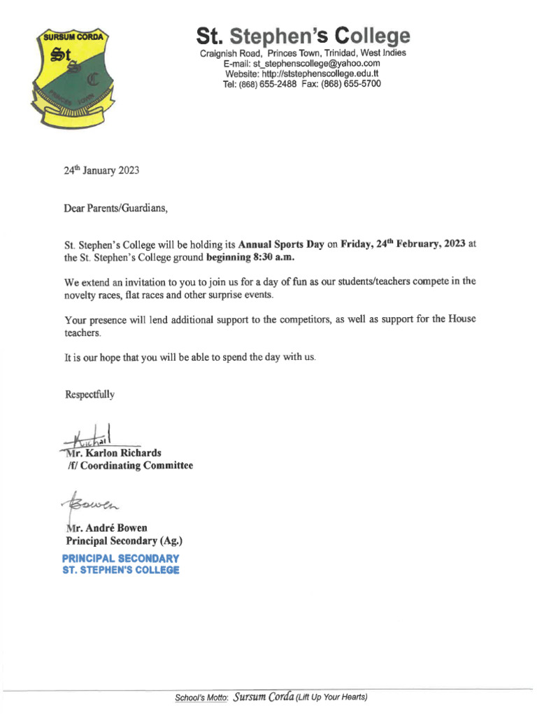 Annual Sports Day | PDF